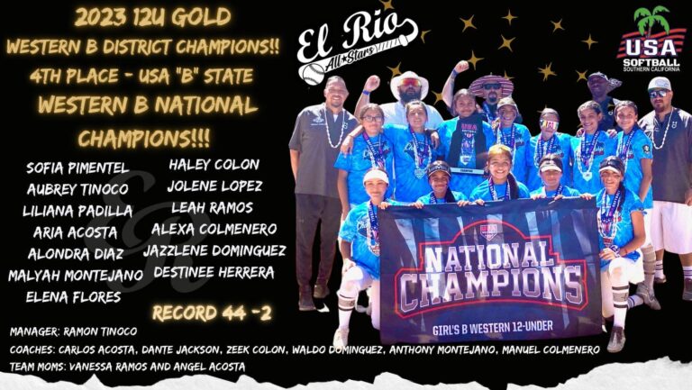 El Rio Fastpitch, Inc – Home of the Champions!